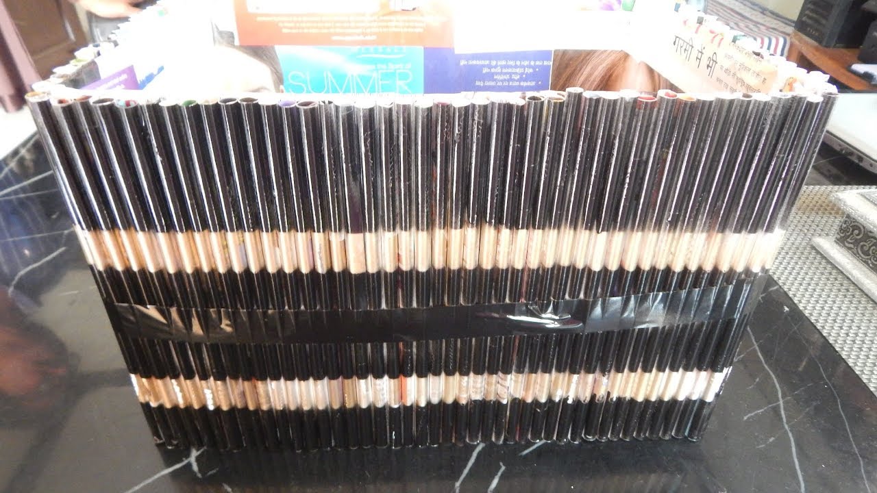 DIY || Best Out Of Waste || Recycled Magazine Big Organizer Box|| Craft ...