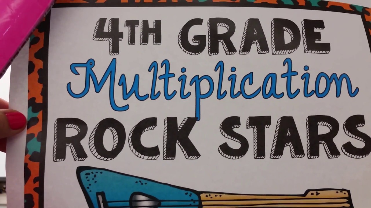4th Grade Multiplication Rock Stars - YouTube