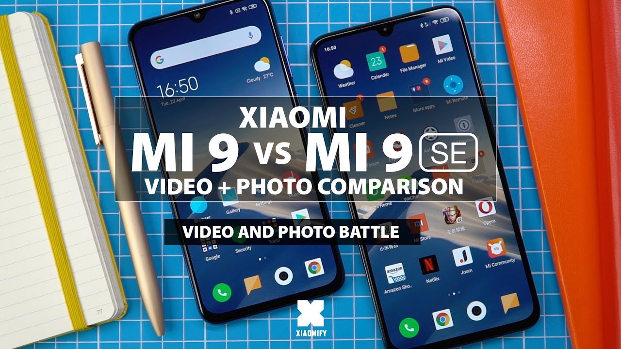 Mi 9 vs Mi 9 SE - photo and video comparison [Xiaomify] - YouTube