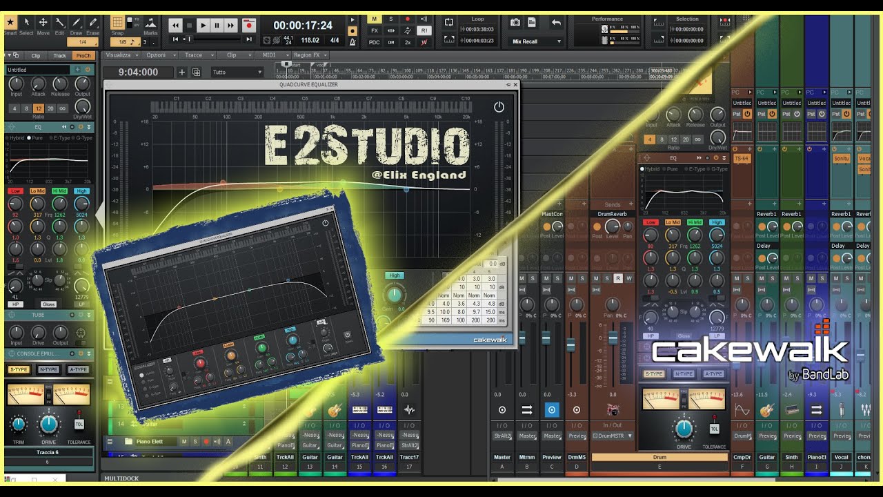 Cakewalk ita - Tutorial 25 - Il ProChannel Part 4 QuadCurve Eq. - YouTube