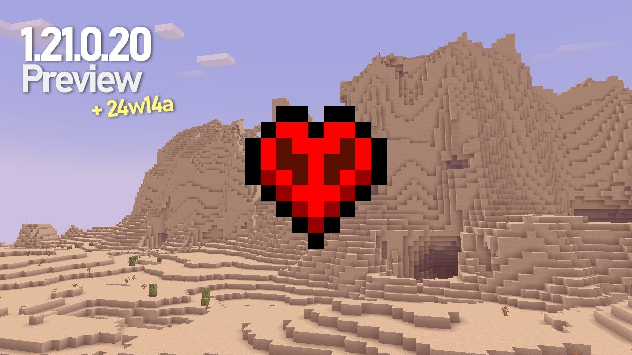 Modo hardcore e novo requisito no Java! - Minecraft Preview 1.21.0.20 e Snapshot 24w14a - YouTube
