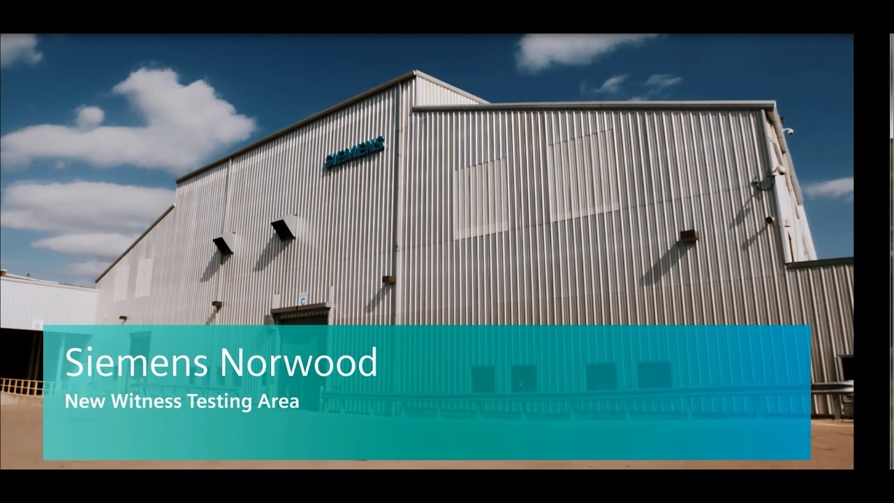 Siemens AboveNEMA Motor - Customer Witness Test Center - YouTube