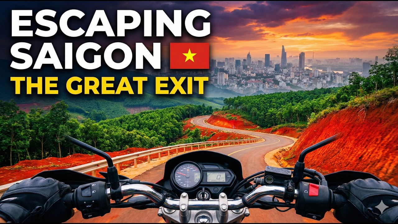 The Great Escape: Saigon to the Highlands 🇻🇳 6,500km Borderline Odyssey ...