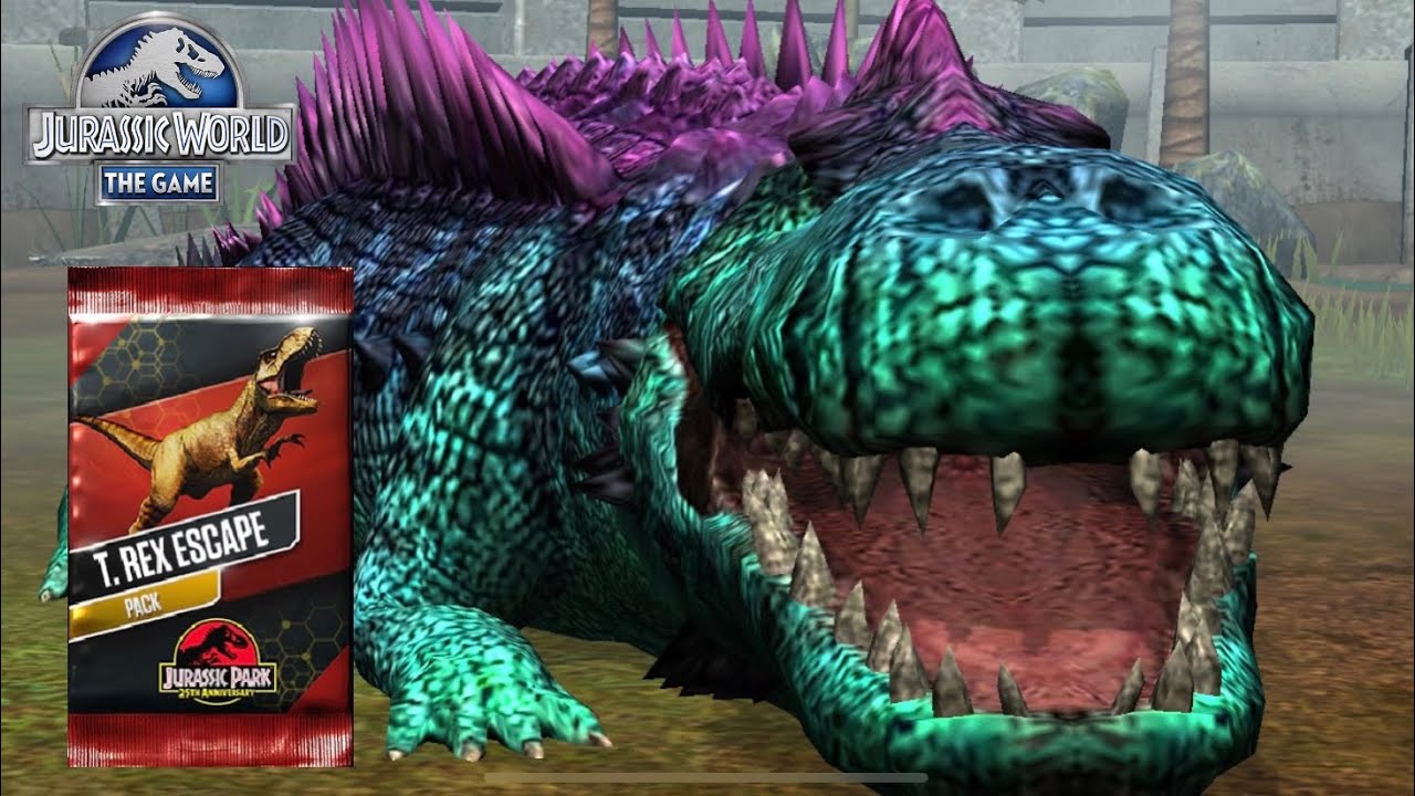 Jurassic World The Game EP.534 : เมื่อ T-REX ESCAPE ก็จัดตัวครึ่งบก ...