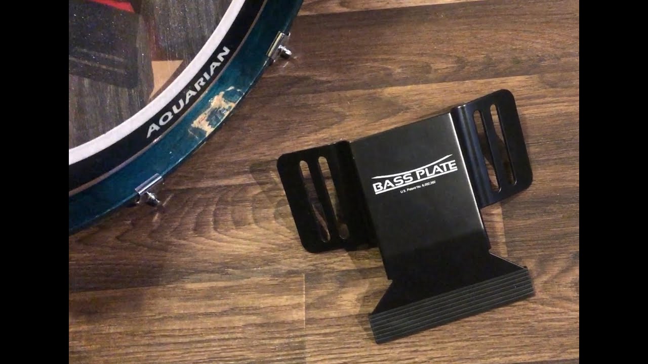 Bass Plate, Bass Drum Pedal Docking Plate - YouTube