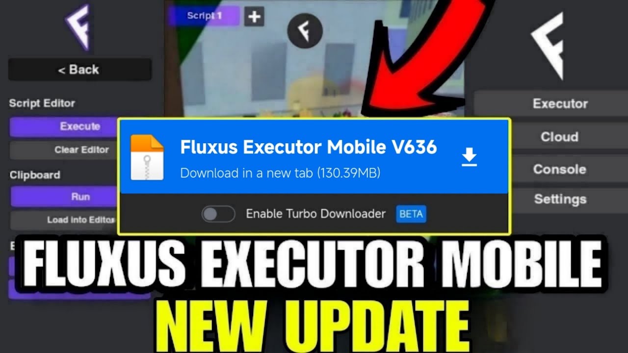 Fluxus Executor Mobile New Update V636 Download 🟣 Fluxus Atualizado ...