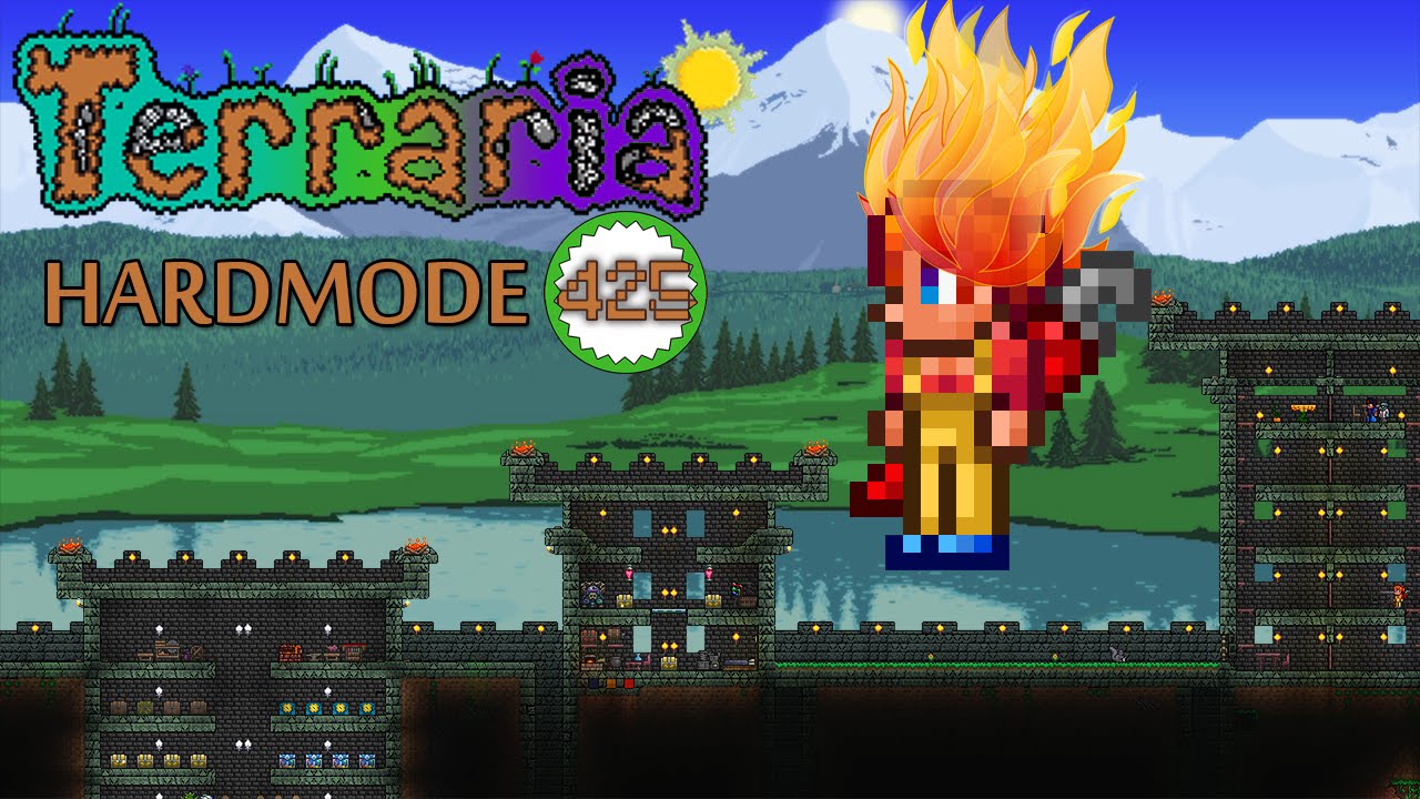 Terraria Part 425 - WHY IS HER HEAD ON FIRE? - YouTube