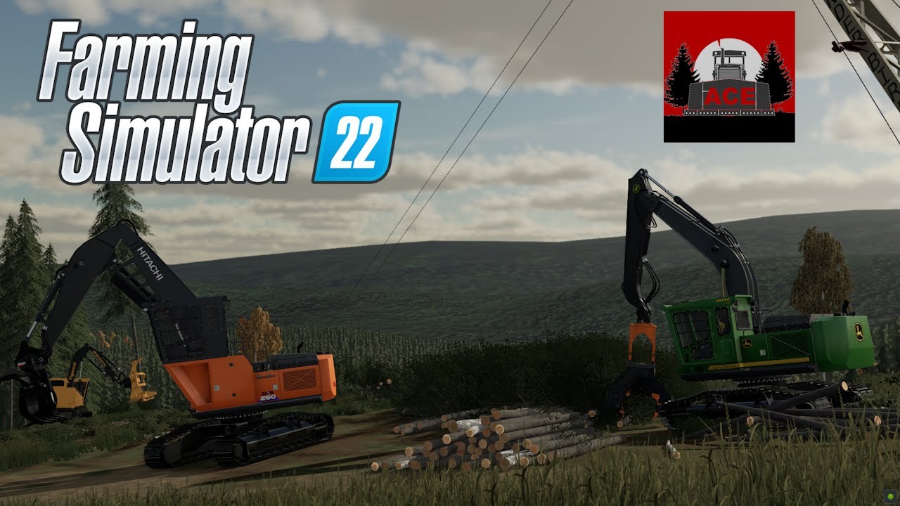 Farming Simulator 22 | Logging With the crew | EP 1 - YouTube