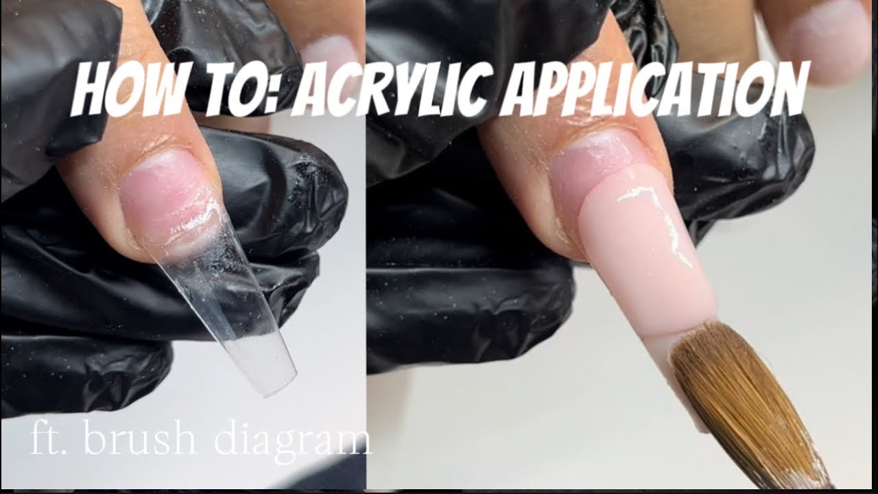 👩🏽‍🏫🔑 KEYS TO: Acrylic Application Tutorial | Sealing Cuticles ...