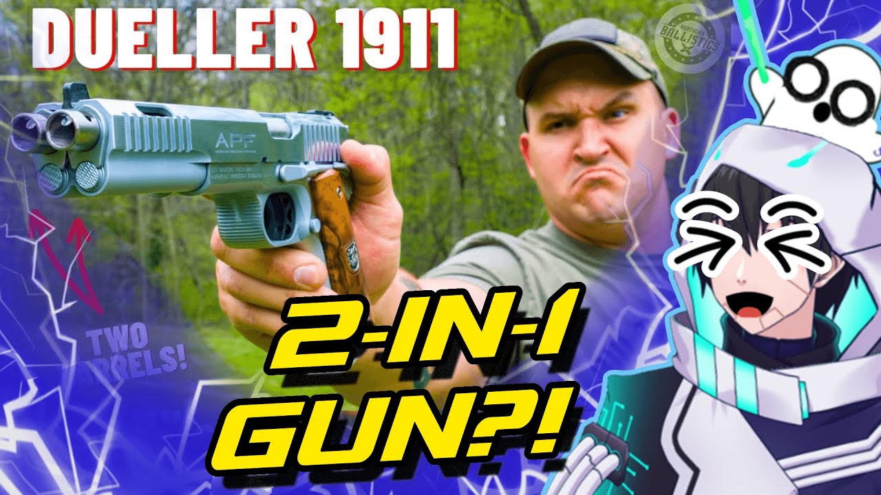 DOUBLE BARREL PISTOL?! | Kentucky Ballistics React [Dueller 1911] - YouTube