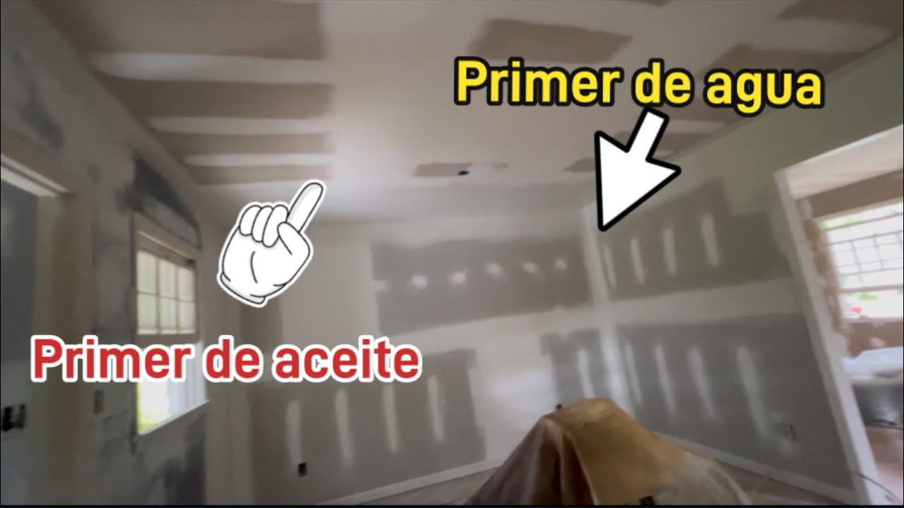 Porque y donde uso primer de aceite y primer de agua en una casa vieja ...