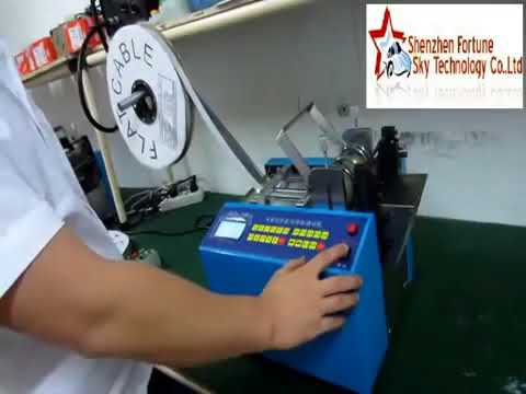 CUT TO LENGTH Automatic Heat Shrink Tube Cutting Machine-sales ...