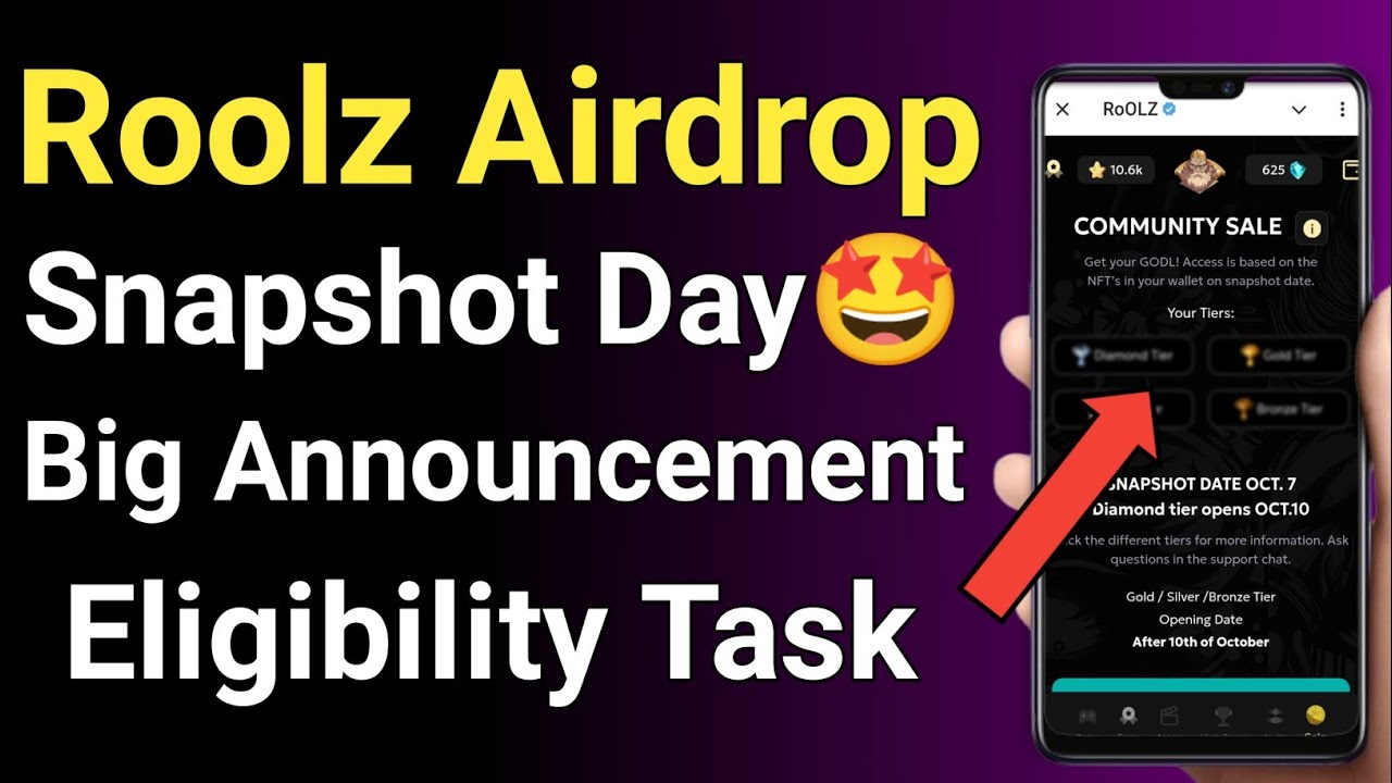 Roolz airdrop listing || Roolz airdrop withdrawal || Roolz airdrop new ...