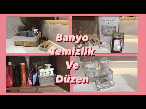 BANYO TEMİZLİĞİ | Dolap ve lavabo altını nasıl düzenliyorum? | Sessiz Vlog