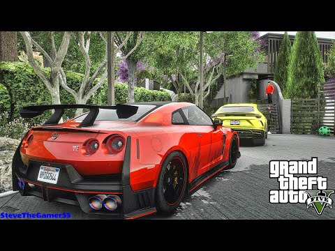 2024 GTR Nismo in GTA 5 Mods IRL|| LA REVO Let's Go to Work #25