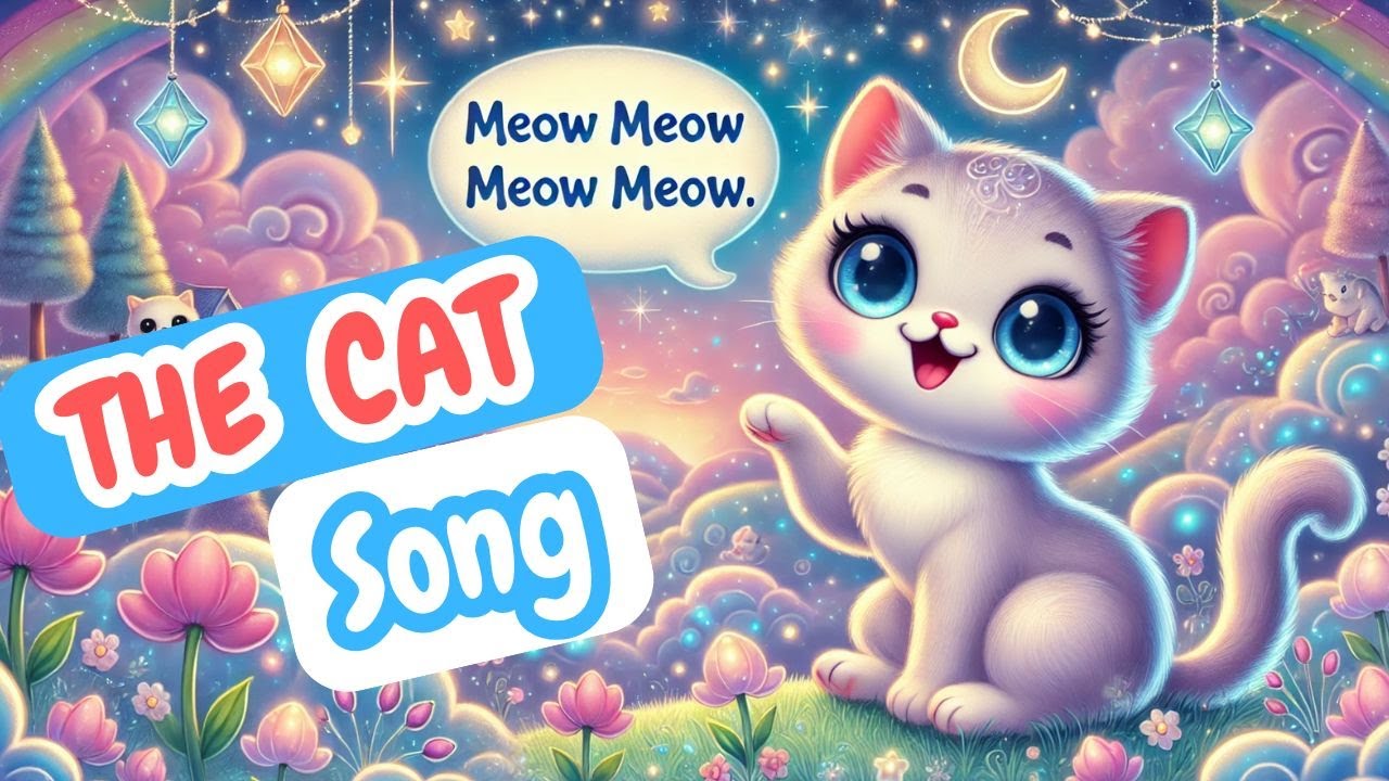 Meow Meow Cat Song | Fun Animal Song for Kids | Dance & Sing-Along ...
