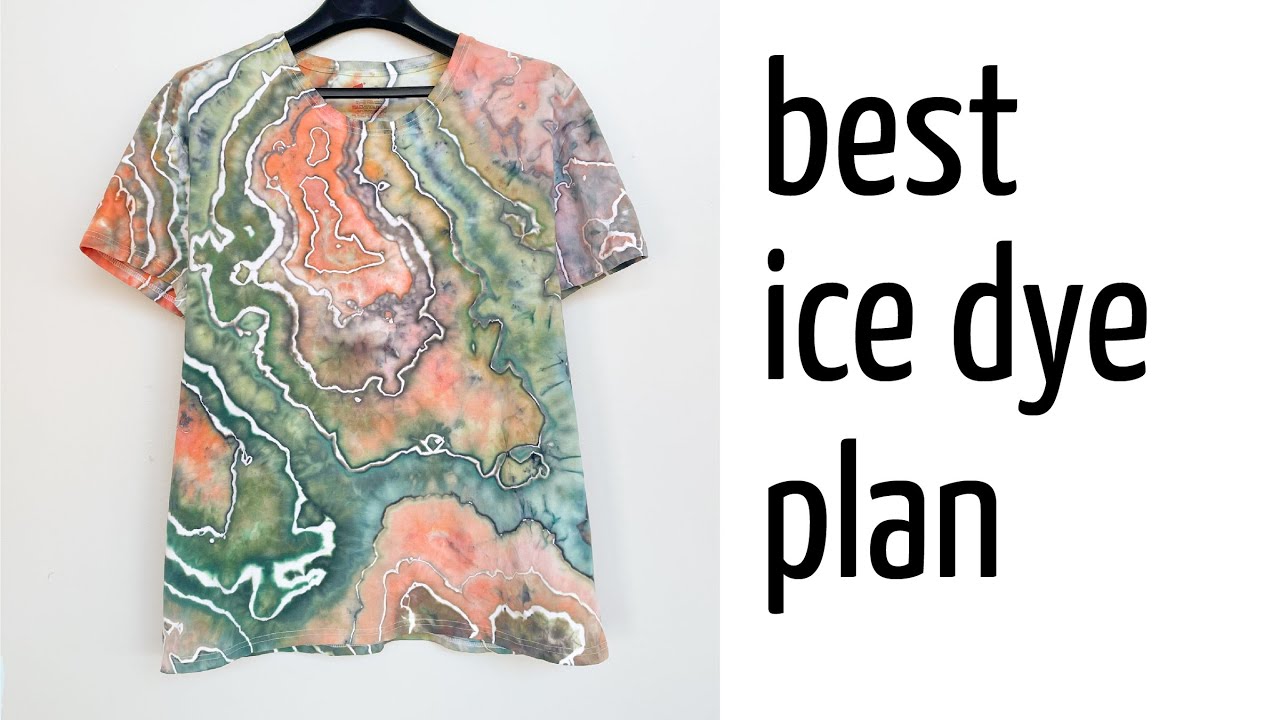 Ice Dye STRATEGY for Geode Tie Dye - YouTube