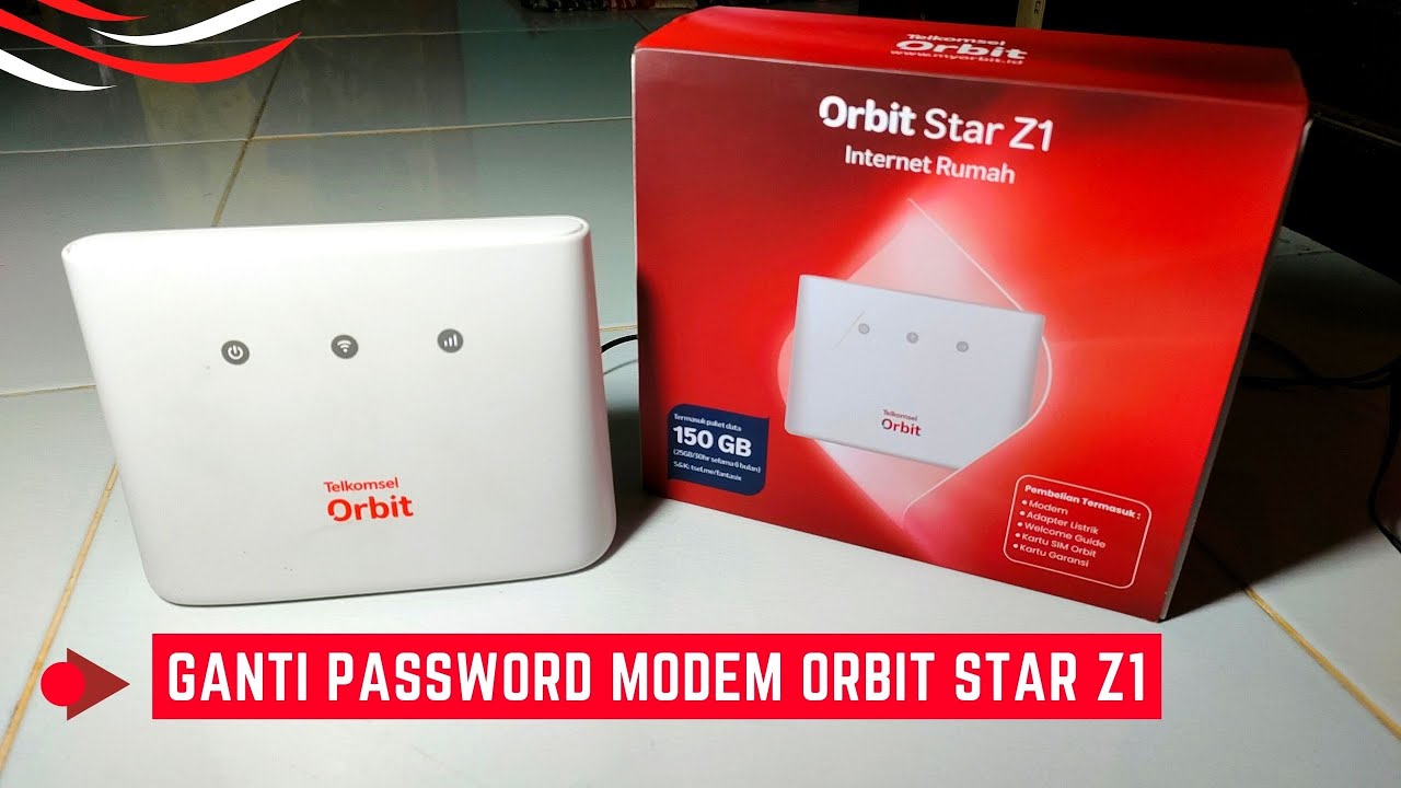 Cara Gampang Ganti Password Modem Orbit Telkomsel Start Z1 Dalam ...