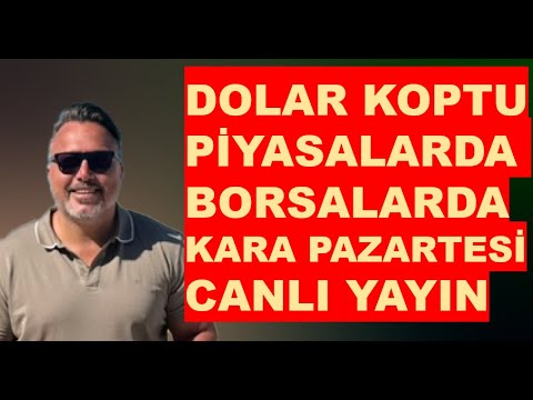 Borsalarda KARA PAZARTESİ!! | Dolar KOPTU! | Altın ve | Gümüş | Sondakika | Canlı yayın