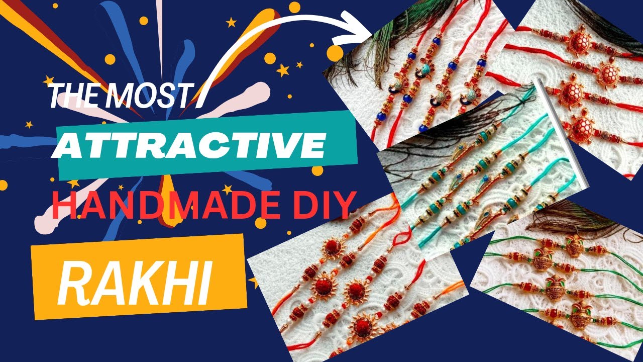 DIA Easy Rakhi || Design Easy rakhi || DIY | Easy | Handmade Rakhi ...