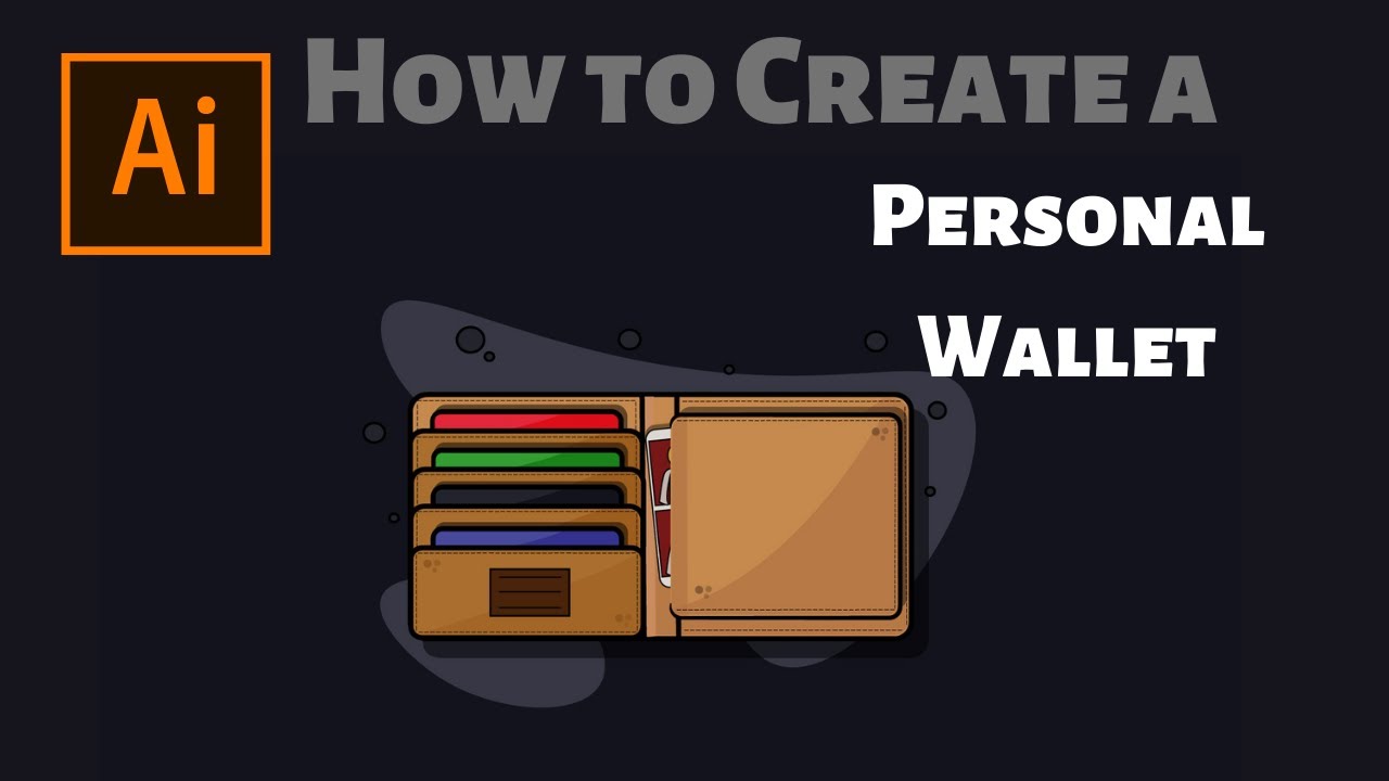 How to Create a Personal Wallet | Adobe Illustrator - YouTube
