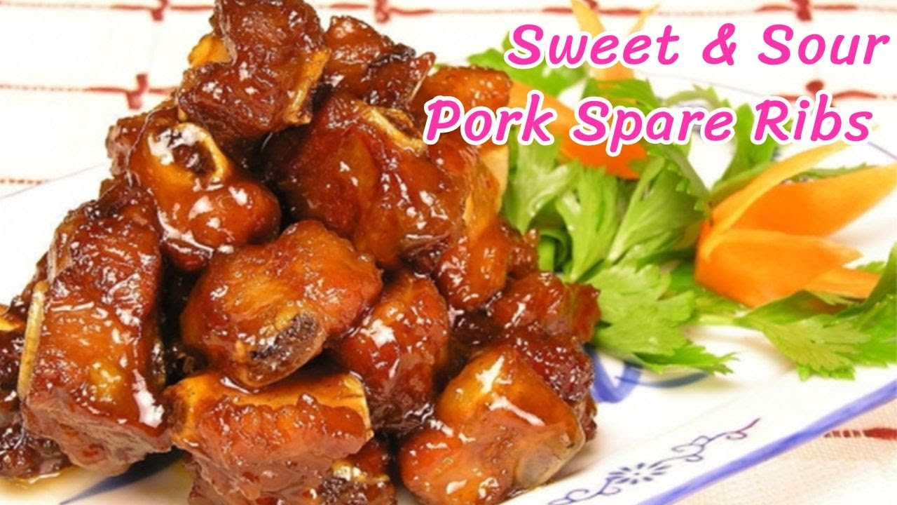 Vietnamese sweet and sour pork spare ribs | Sườn xào chua ngọt, canh ...