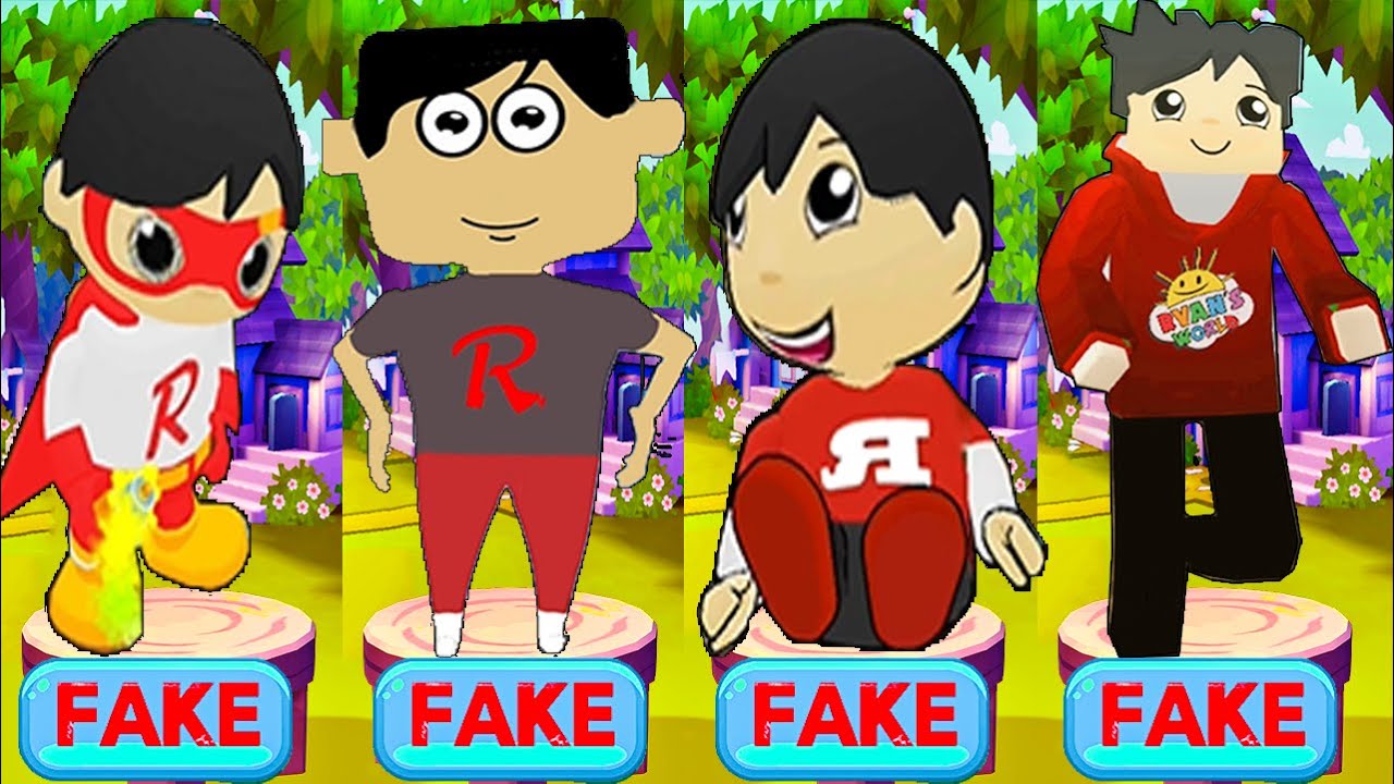 All Fake Ryan - Ryan's Toys Run vs Ryan City Run vs Ryan Rush vs Ryan ...