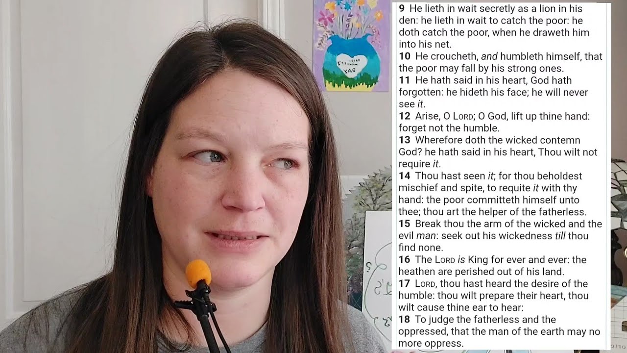 Why does God hide His face? PSALM 10 - YouTube