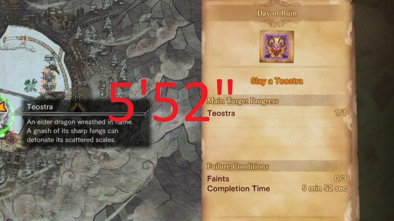 MHW Tempered Teostra Solo - YouTube