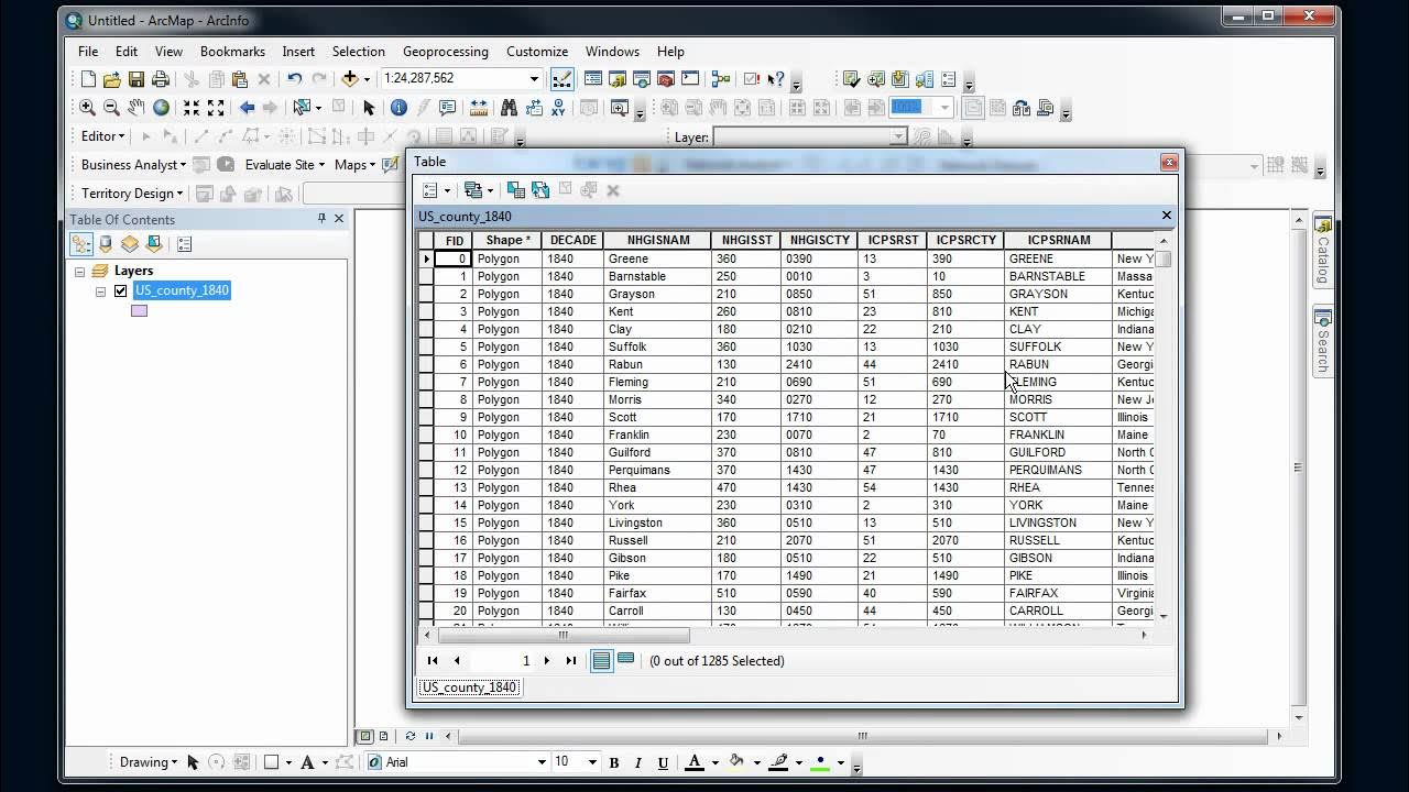 ArcMap - Definition queries - YouTube