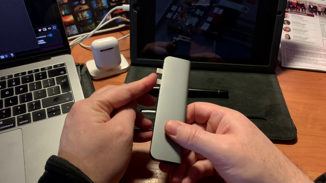 Patogiausia TYPE-C jungtis Hub, Adapter, skirtas MacBook, MacBook Pro ...