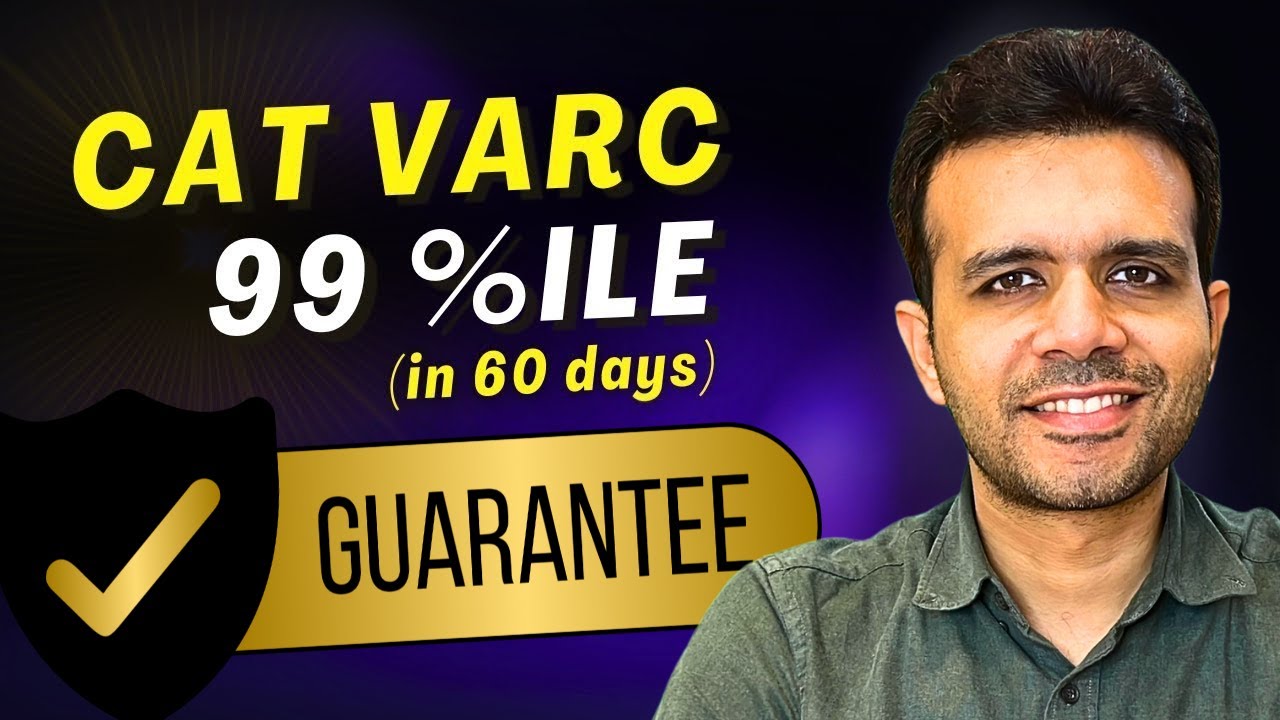 Guaranteed 99 Percentile → CAT 2025 VARC Strategy for 60 Days! - YouTube