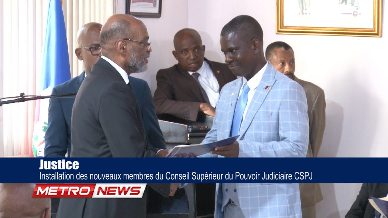 Justice / Installation des nouveaux membres du Conseil Supérieur du ...