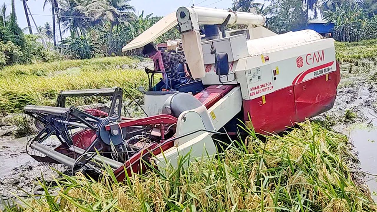 GAM Harvester new model 2024 in MUD | GAM Combine Harvester 102 HP ...
