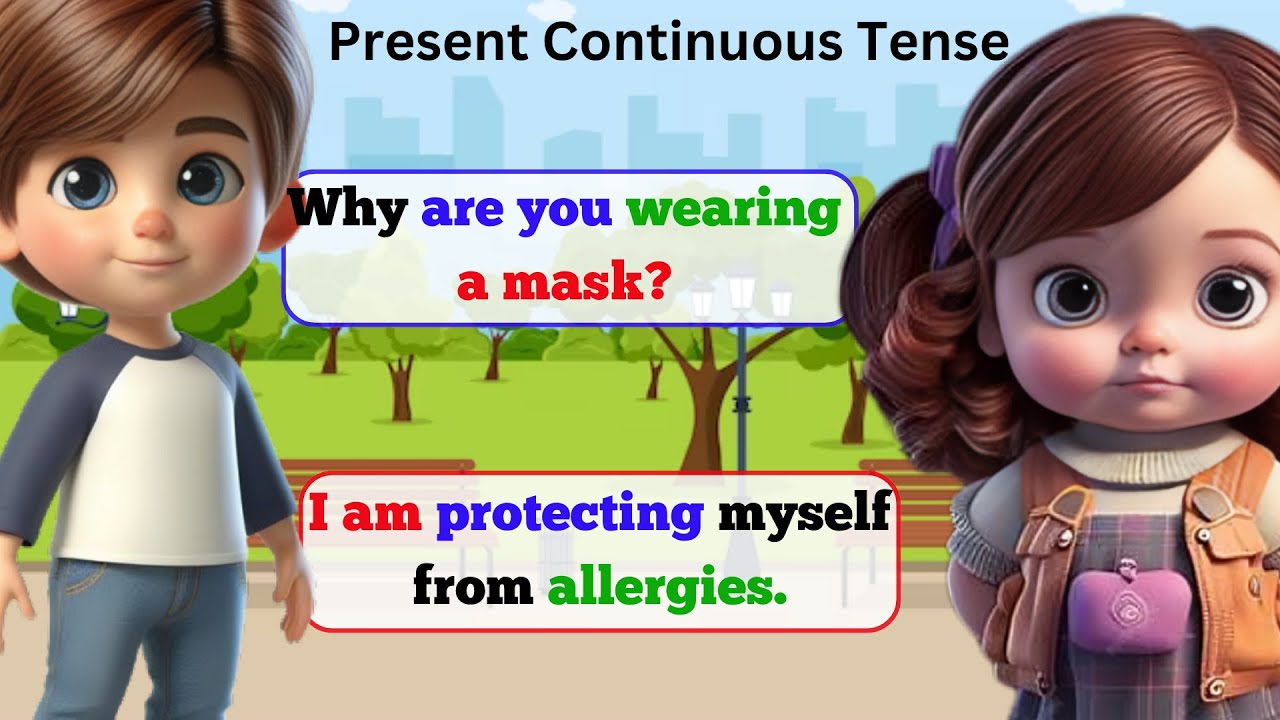 English Conversation Practice for Beginners |Present continuous ...