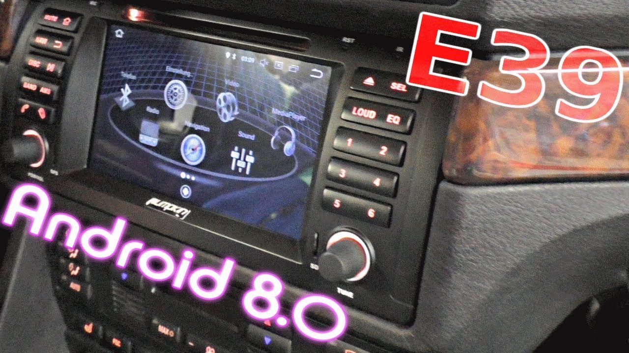 BMW E39 Android radio nachrüsten - YouTube