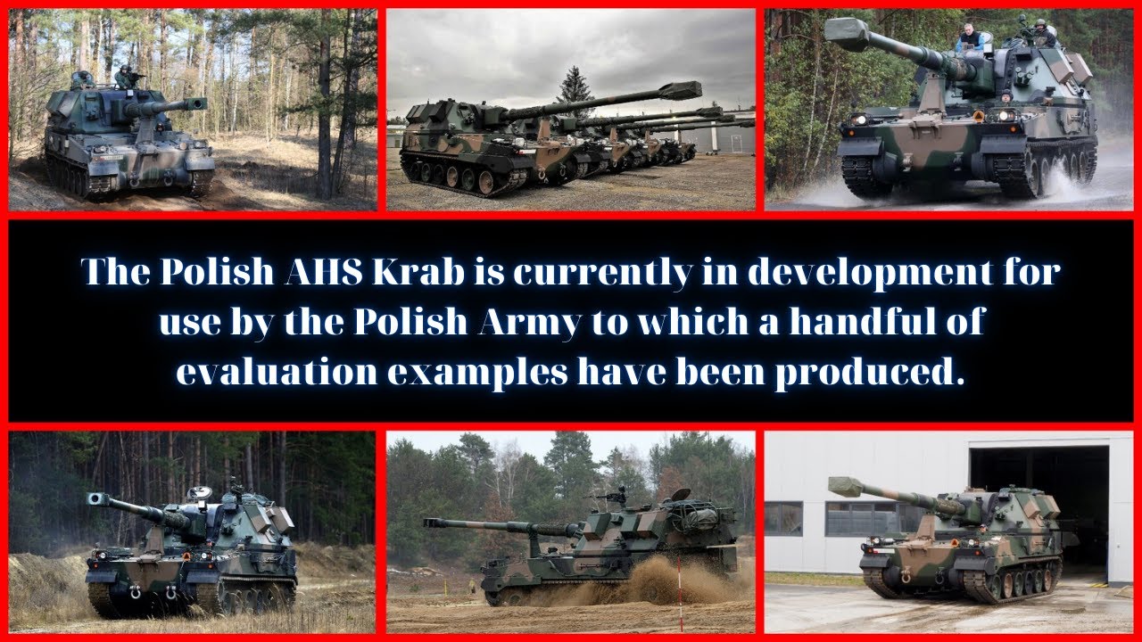 AHS Krab Self-Propelled Artillery (SPA) Vehicle - YouTube