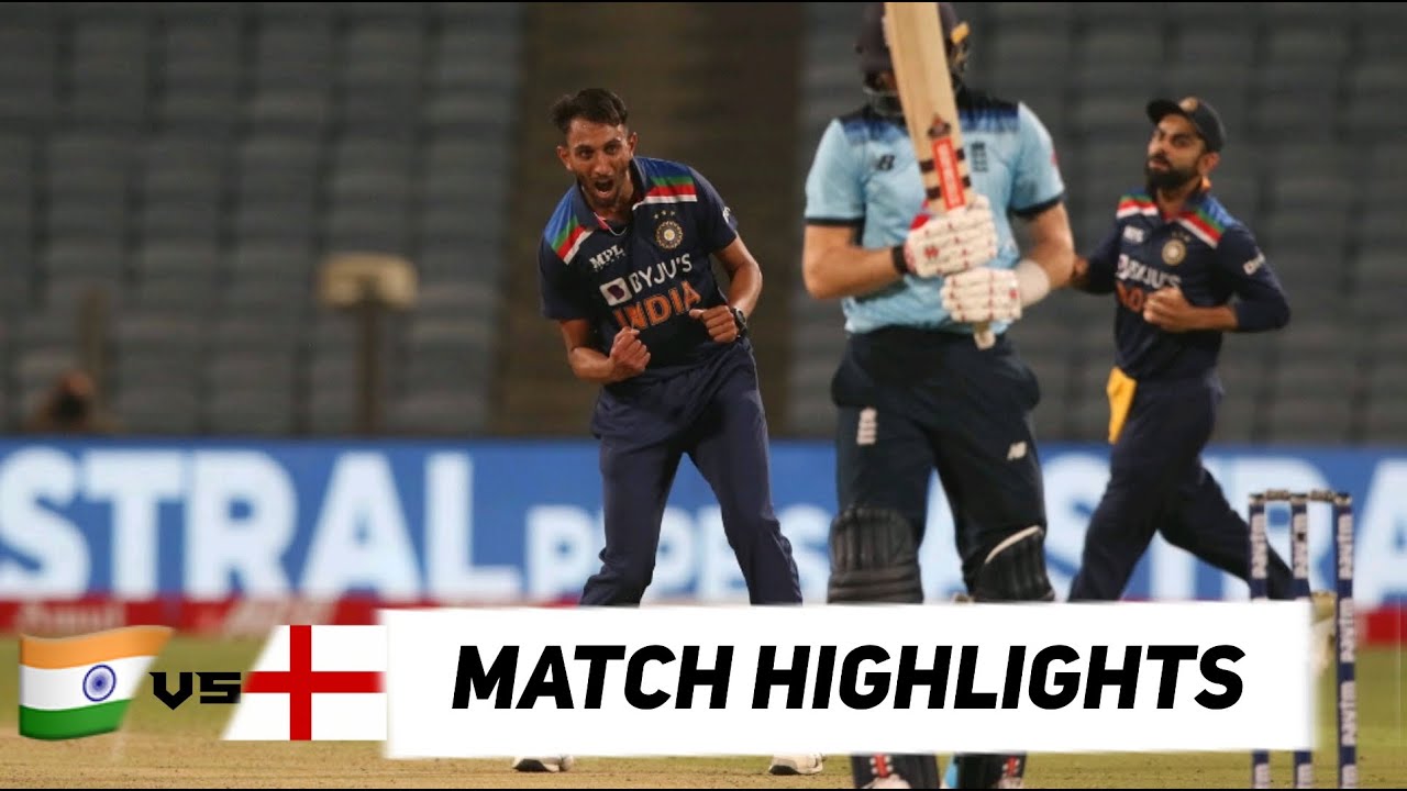 IND VS ENG 2021 | 1ST ODI | MATCH HIGHLIGHTS | Prasidh Krishna Very ...