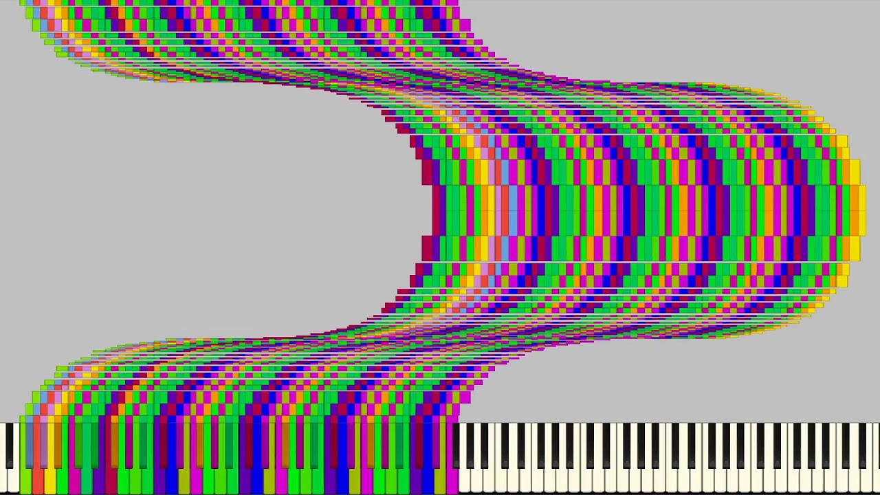 [Black Midi] Tetris blocks arts - YouTube