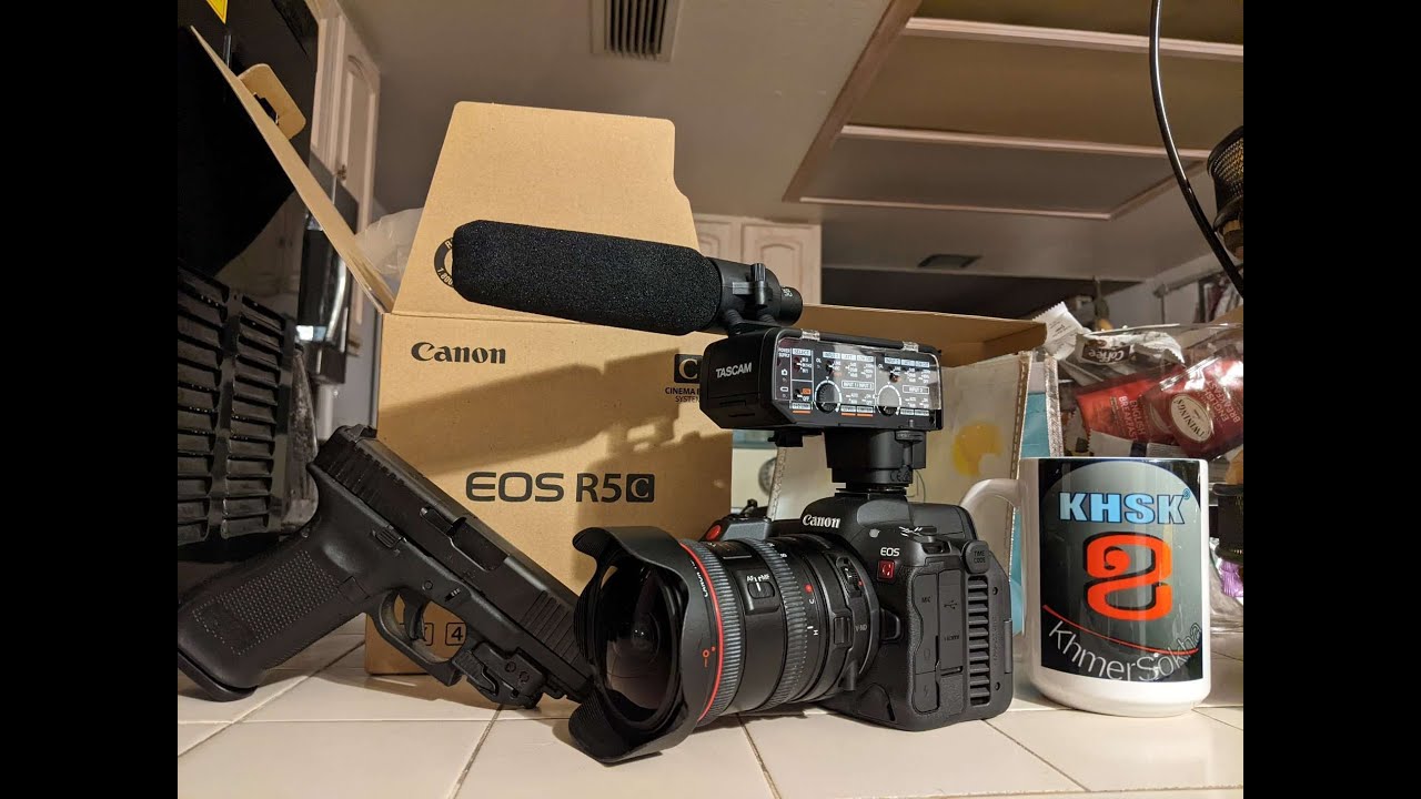 Canon EOS r5c :: បើកធុង camera ថ្មី Canon EOS R5C - YouTube