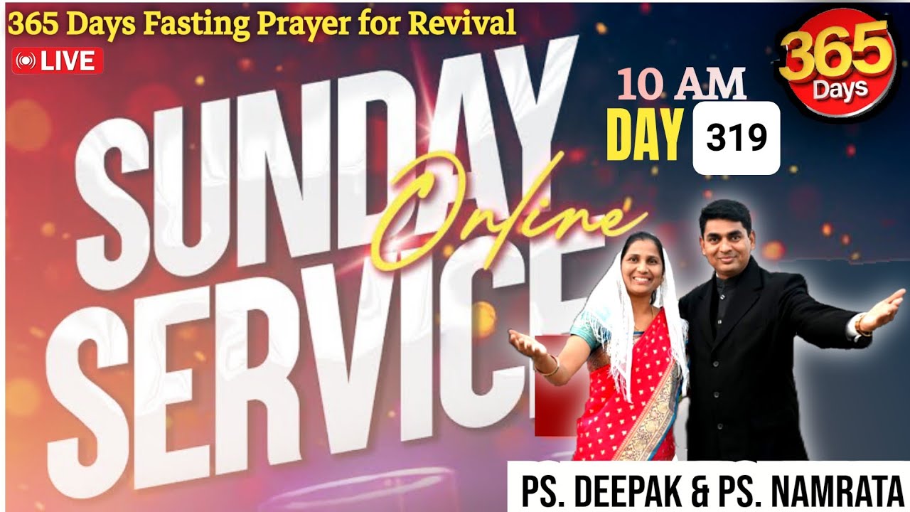 Sunday Church Service Live | 365 Days Fasting Prayer for Revival ...