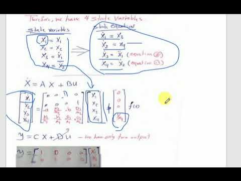 state space representation in system modelling - YouTube