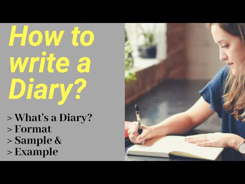 #How to Write a Diary?# - YouTube