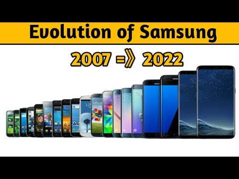 Evolution of Samsung ( 2007 - 2022 ) | Mobile Evolution | Info Club ...
