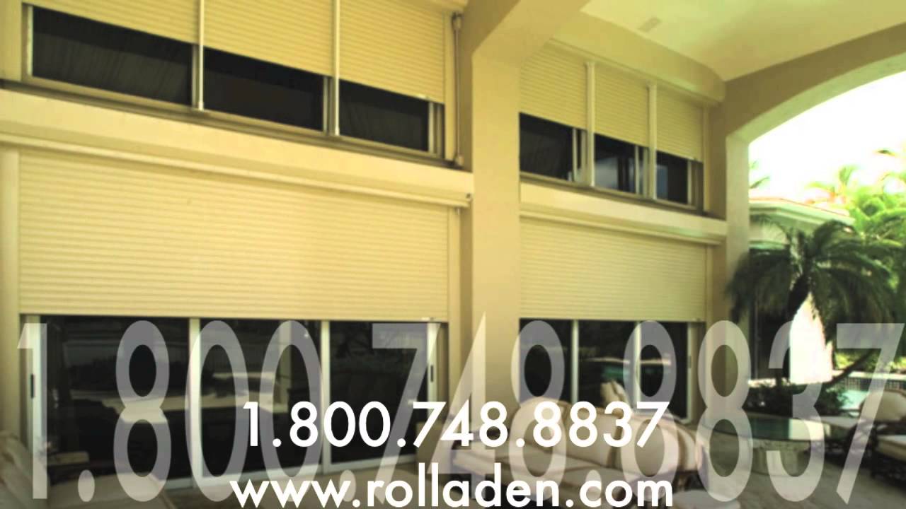 Rolladen Hurricane Shutters & Impact Windows - YouTube