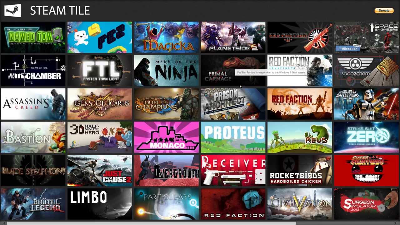 Overgrowth on Steam and Steam Tile - YouTube
