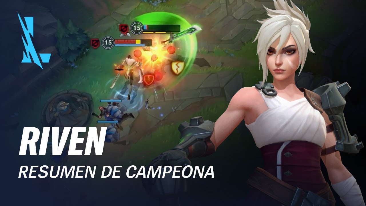 Resumen De Riven Jugabilidad League Of Legends Wild Rift Youtube