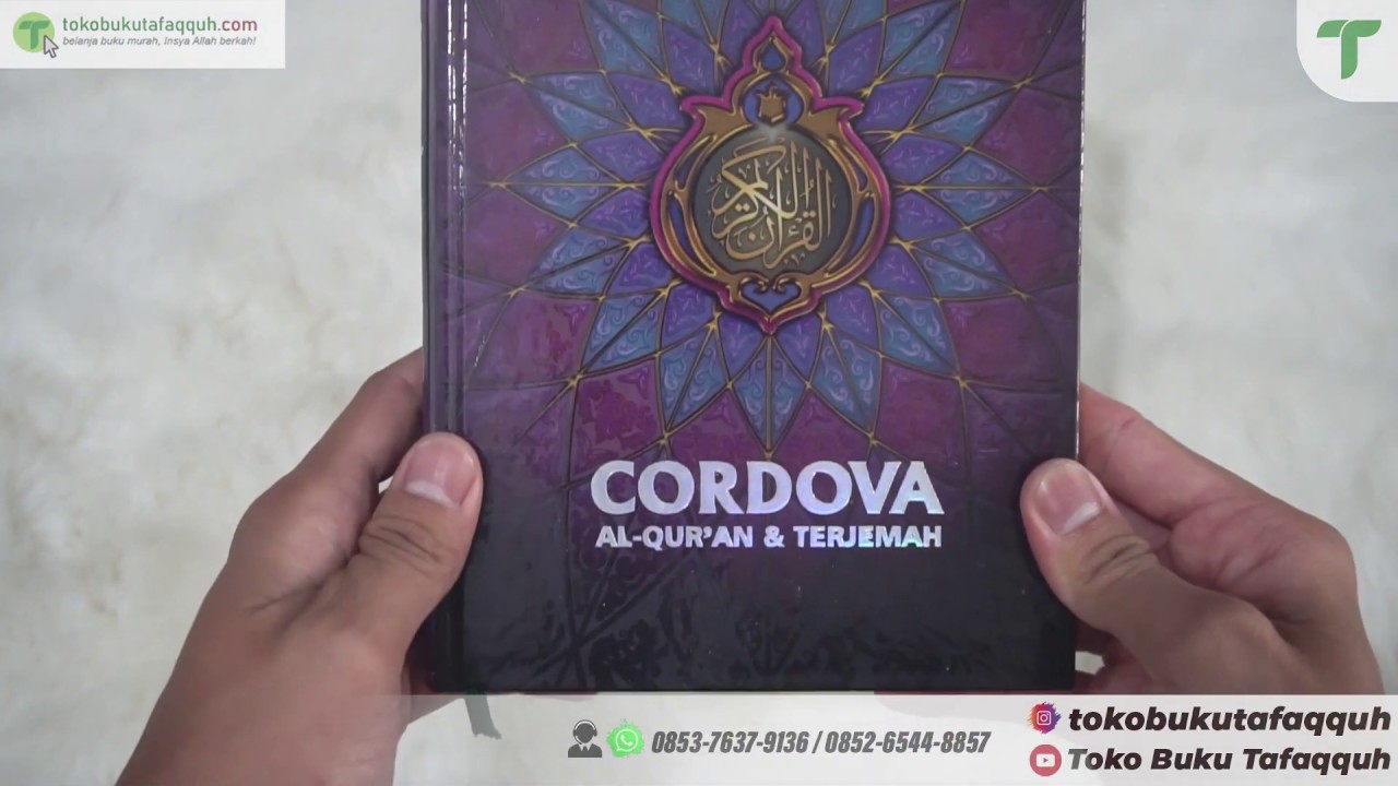 Al-Qur’an & Terjemahan Cordova Syamil Quran (15 x 21 CM) - YouTube