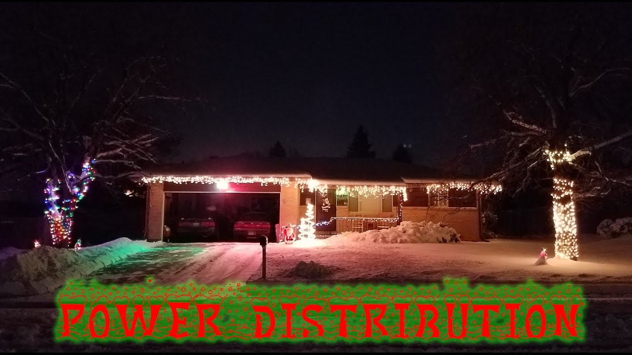 Outdoor Light Setup - Power Distribution - YouTube